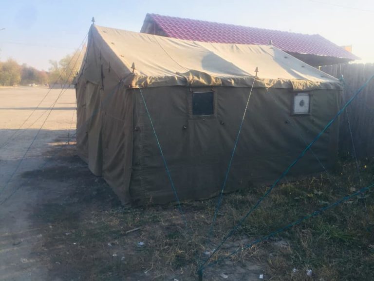 Cort militar - Armata Română - echipamente militare